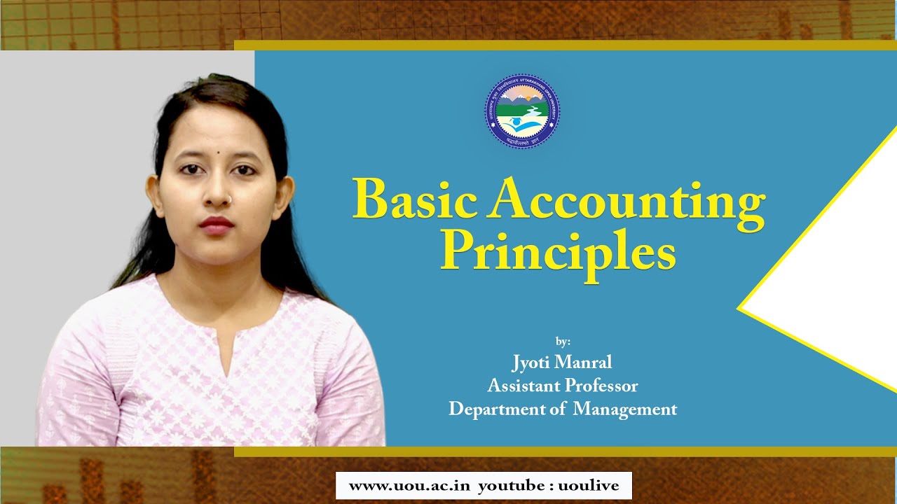 Basic Accounting Principles Youtube