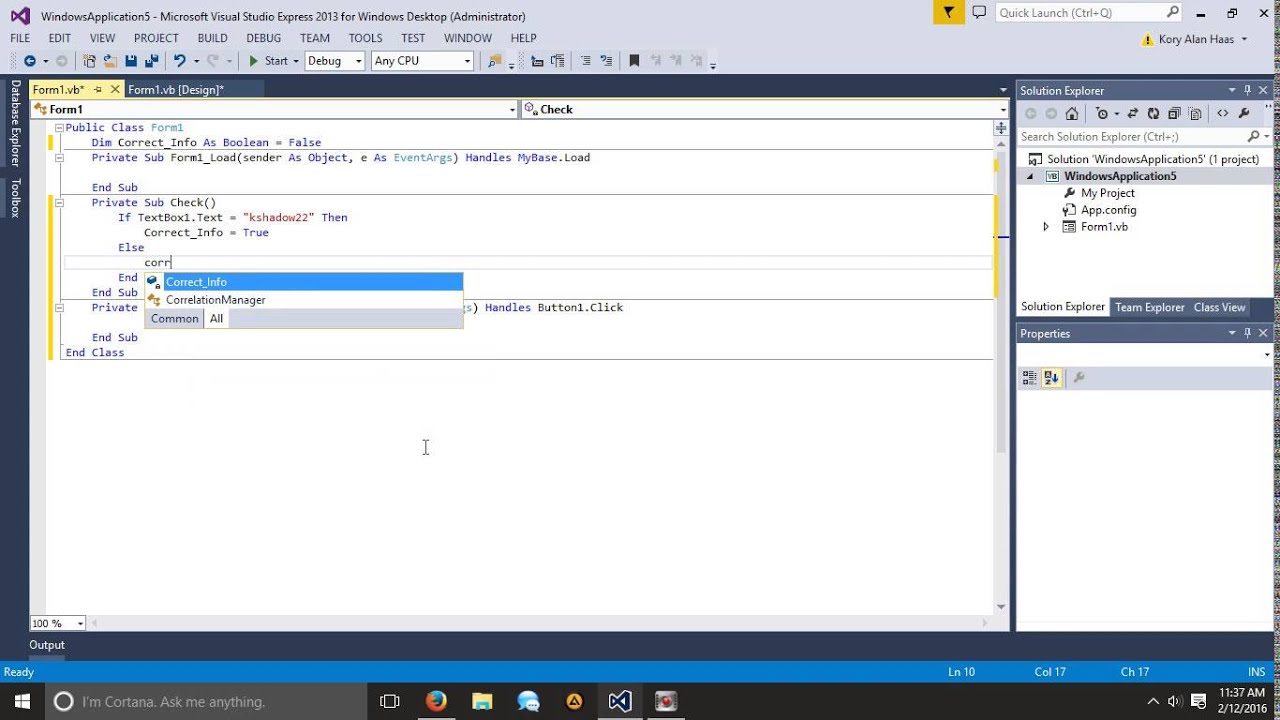 Using Boolean In Vb Youtube