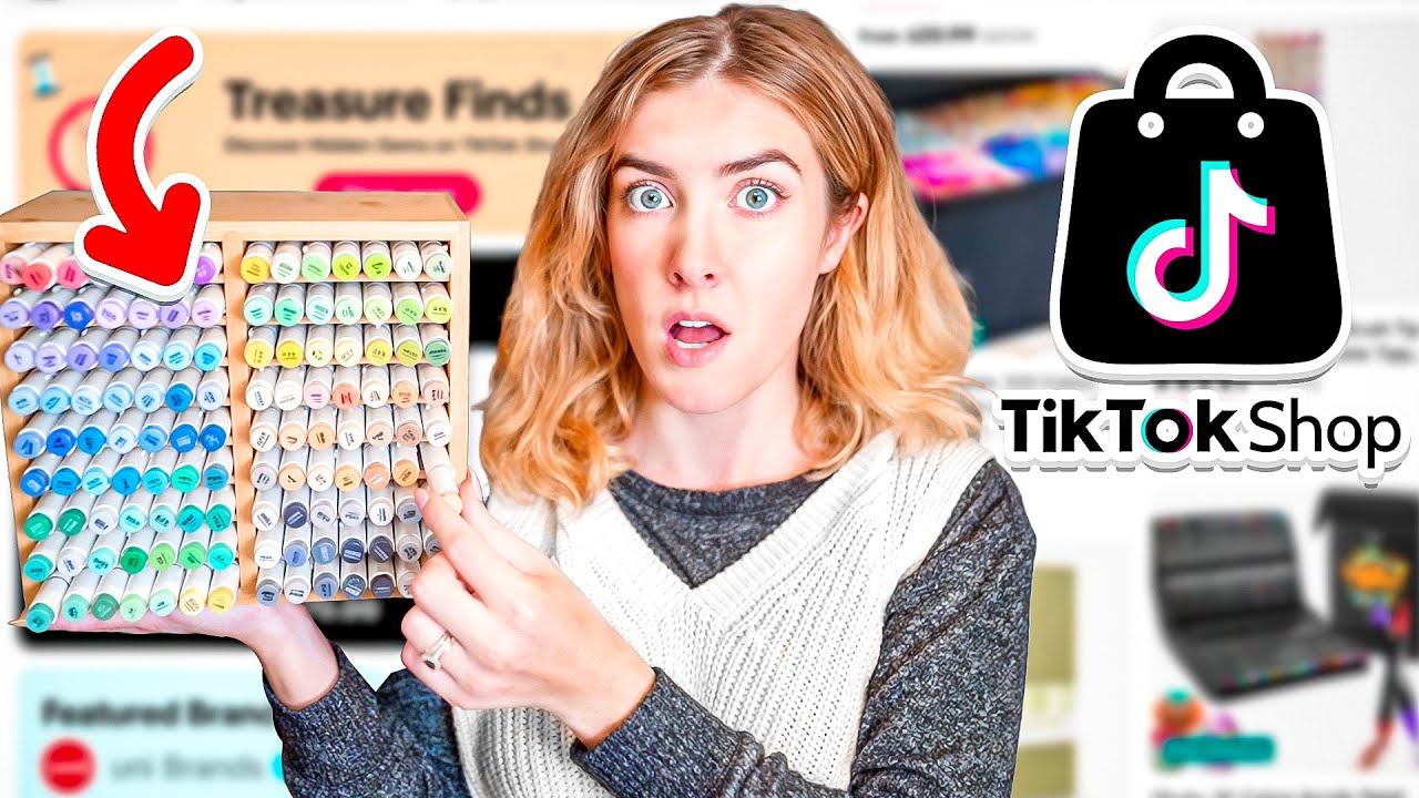 I Tested Tik Tok Shop S Overly Sponsored Art Supplies