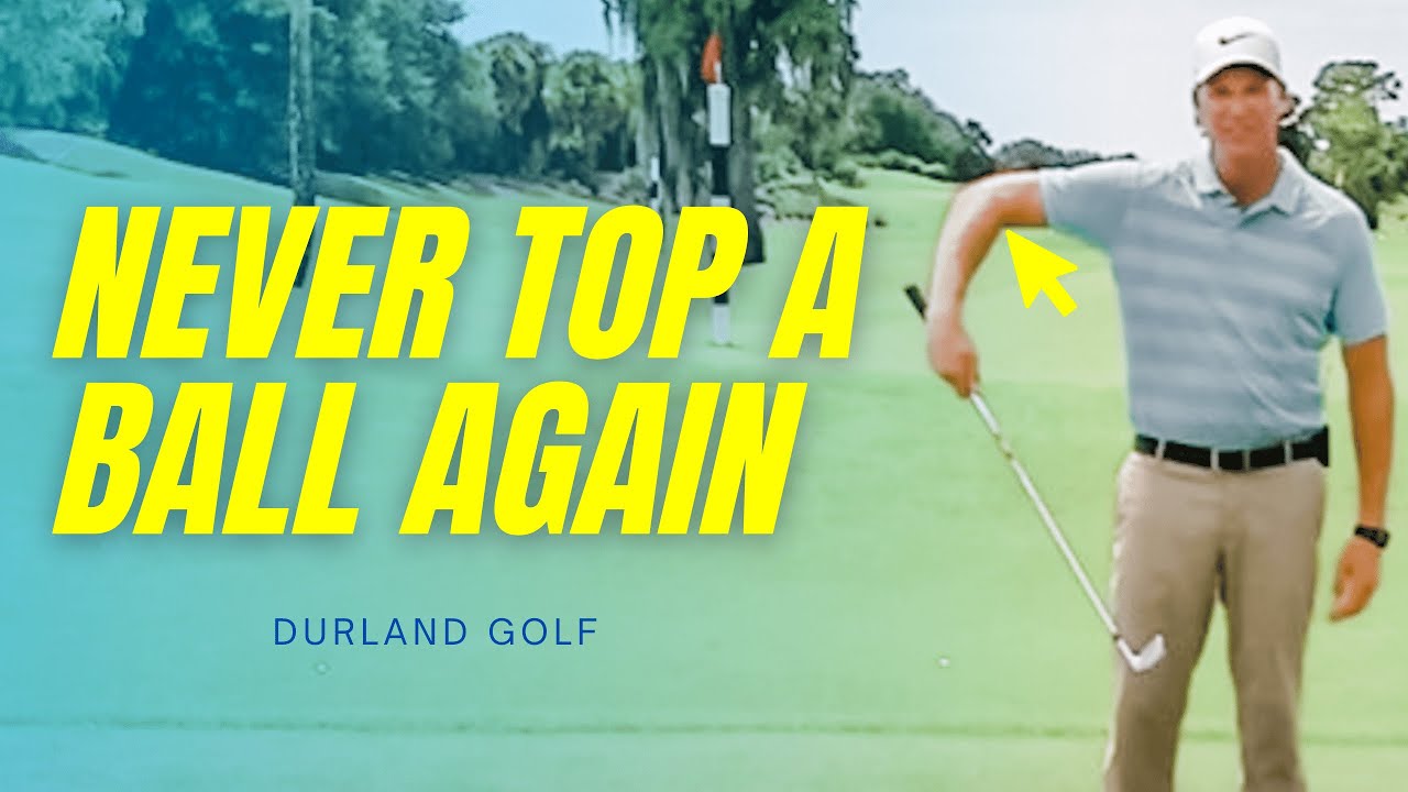 Golf Tip How To Never Top A Golf Ball Again Youtube
