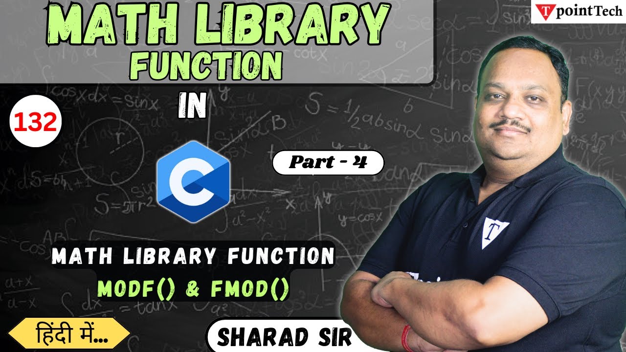 Math Library Function Modf Fmod In C Programming Part 4 Math