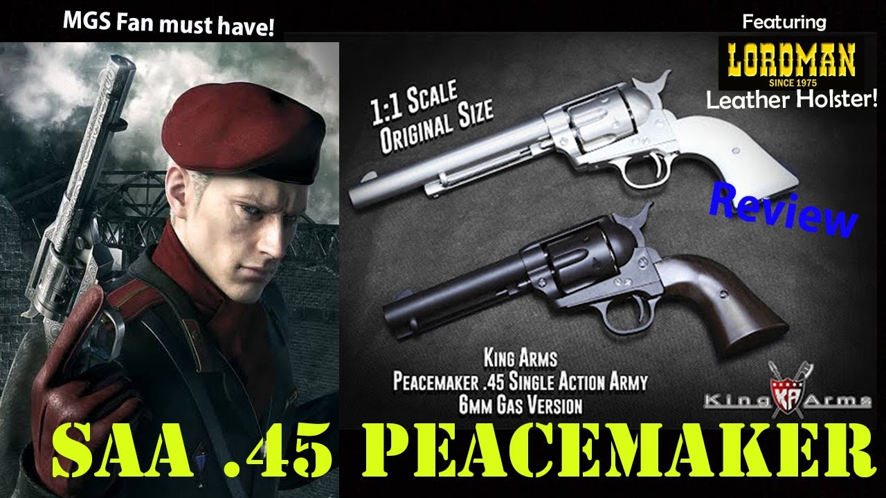 King Arms Colt Saa Peacemaker 45 Mgs Revolver Ocelot Choice Youtube