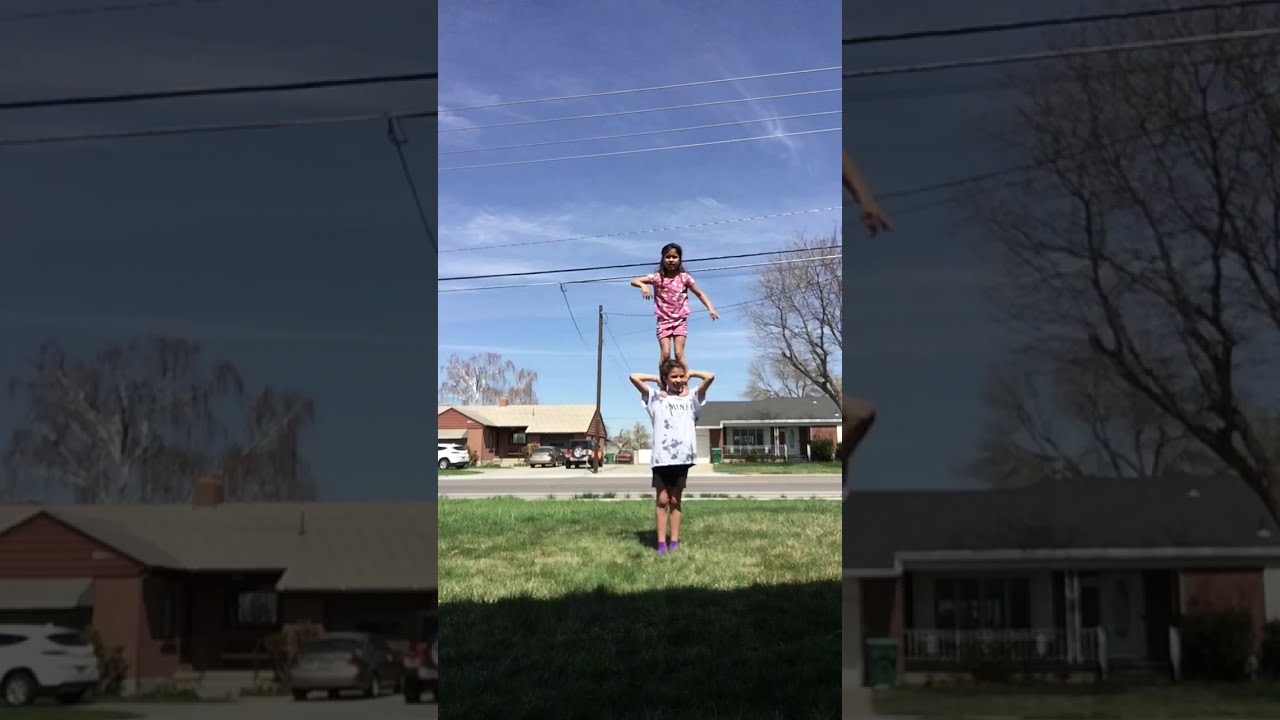 2 Person Basic Cheer Stunts Youtube
