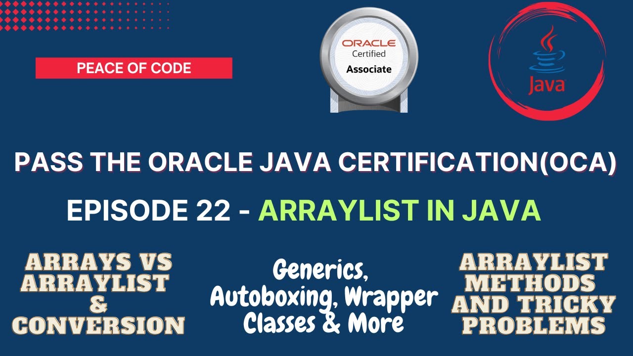 Java Certification Oca Arraylist In Java All Concepts Questions