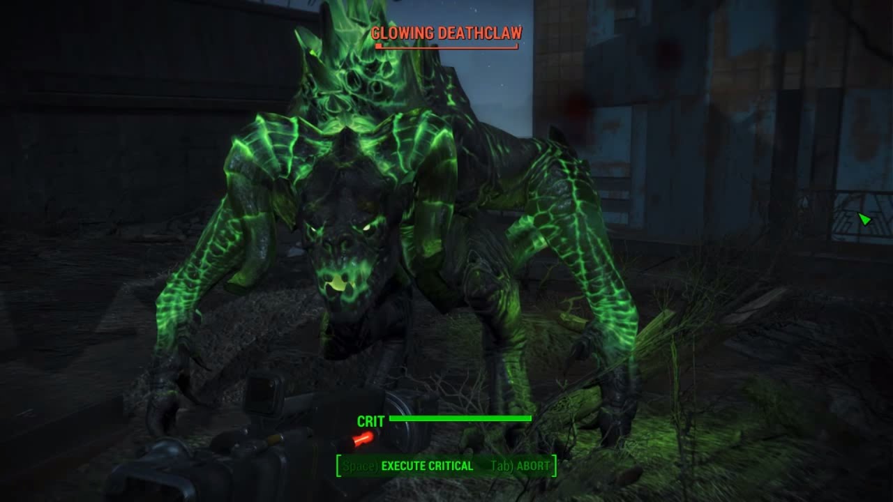 Fallout 4 Glowing Deathclaw Surprise Attack Youtube