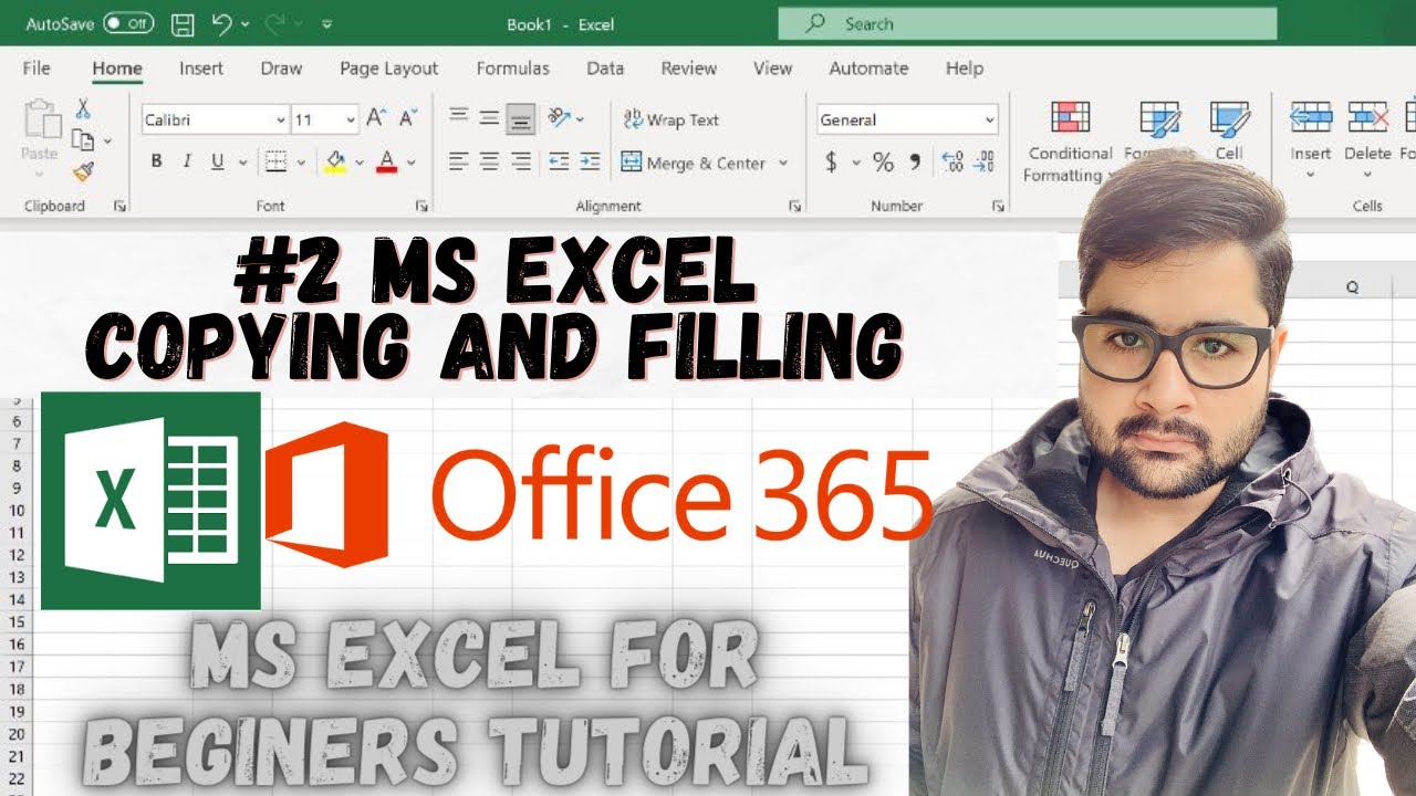 2 How To Use Copying And Filling In Ms Excel Tutorial For Beginners