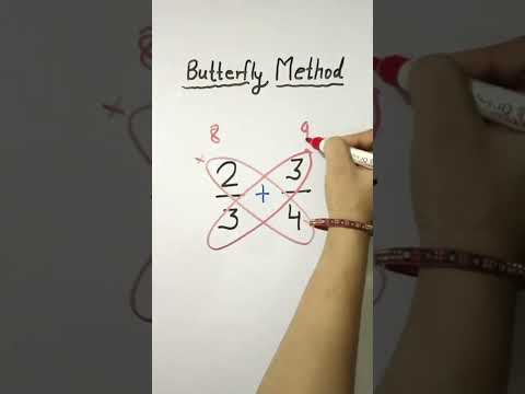 Butterfly Math Method Youtube