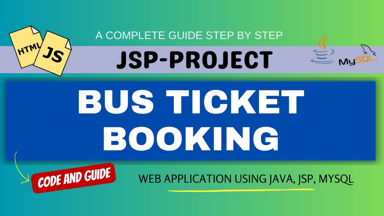 Bus Ticket Booking System Using Java And Mysql Jsp Servlet J2ee