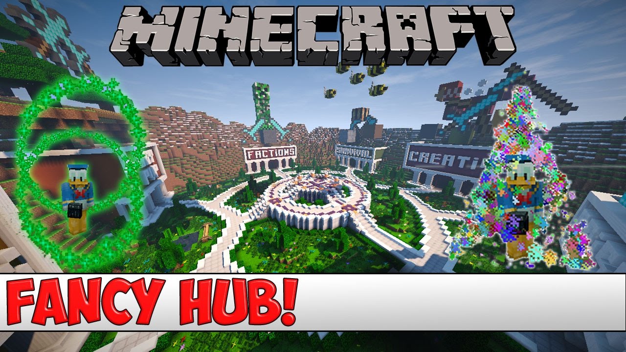 Minecraft Plugin Tutorial Fancy Hub Youtube