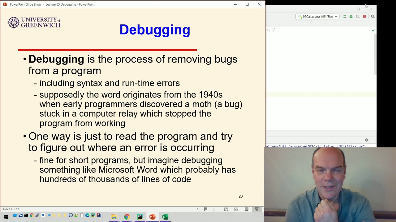 Python 05 4 Debugging Breakpoints Youtube