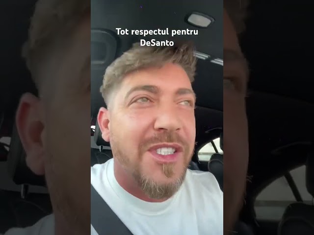 DeSanto face un anunt socant?!#desantomusic #florinsalam #nicolaeguta