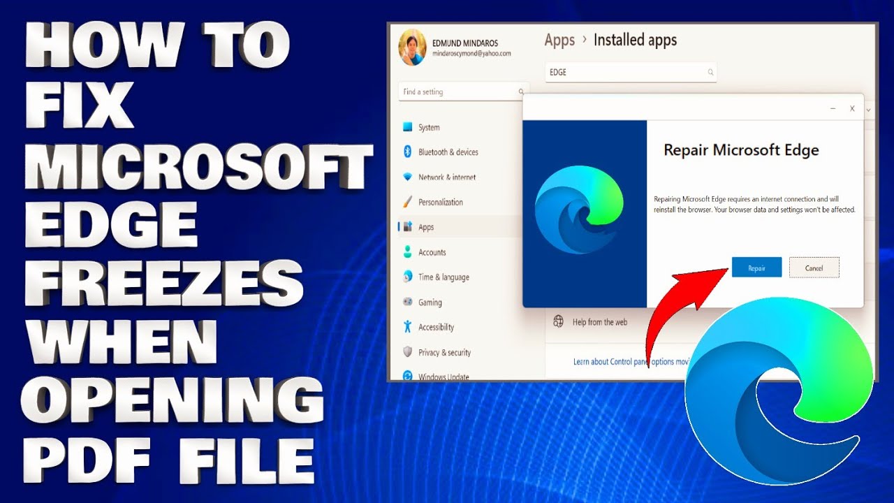 Fix Microsoft Edge Not Opening Keeps Freezes Crashing And