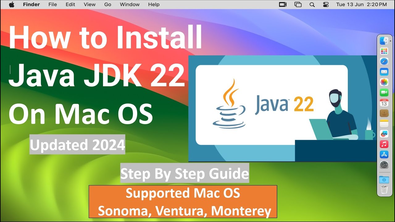 How To Install Java Jdk 22 On Macos Updated 2024 Youtube