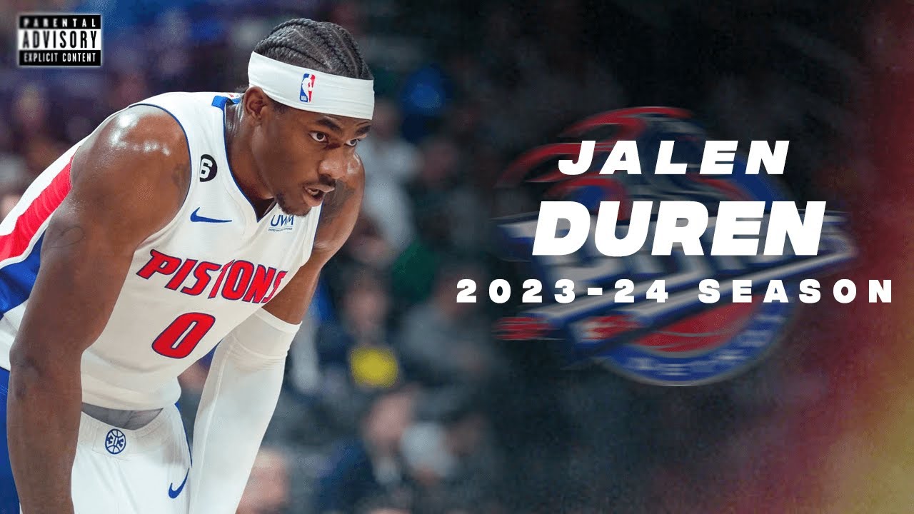 Best Of Jalen Duren 2023 24 Pistons Season Highlights Youtube
