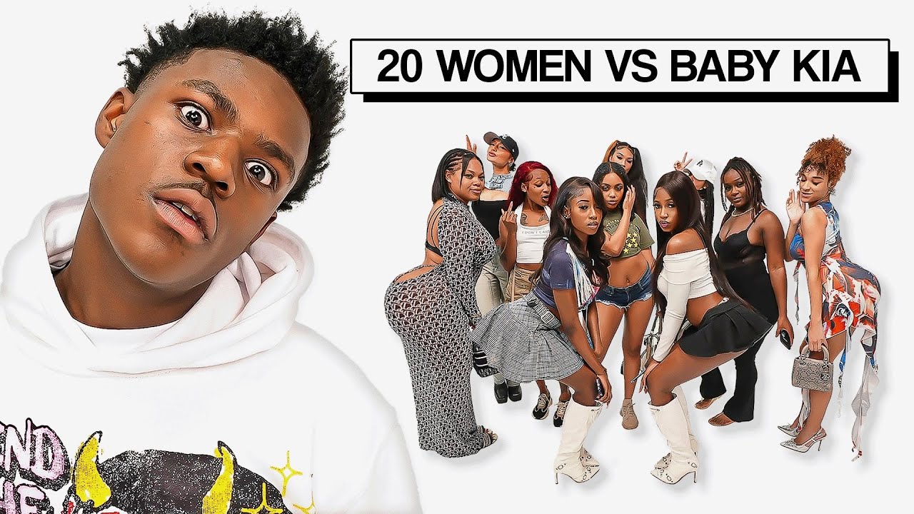 20 Women Vs 1 Rapper Baby Kia Youtube