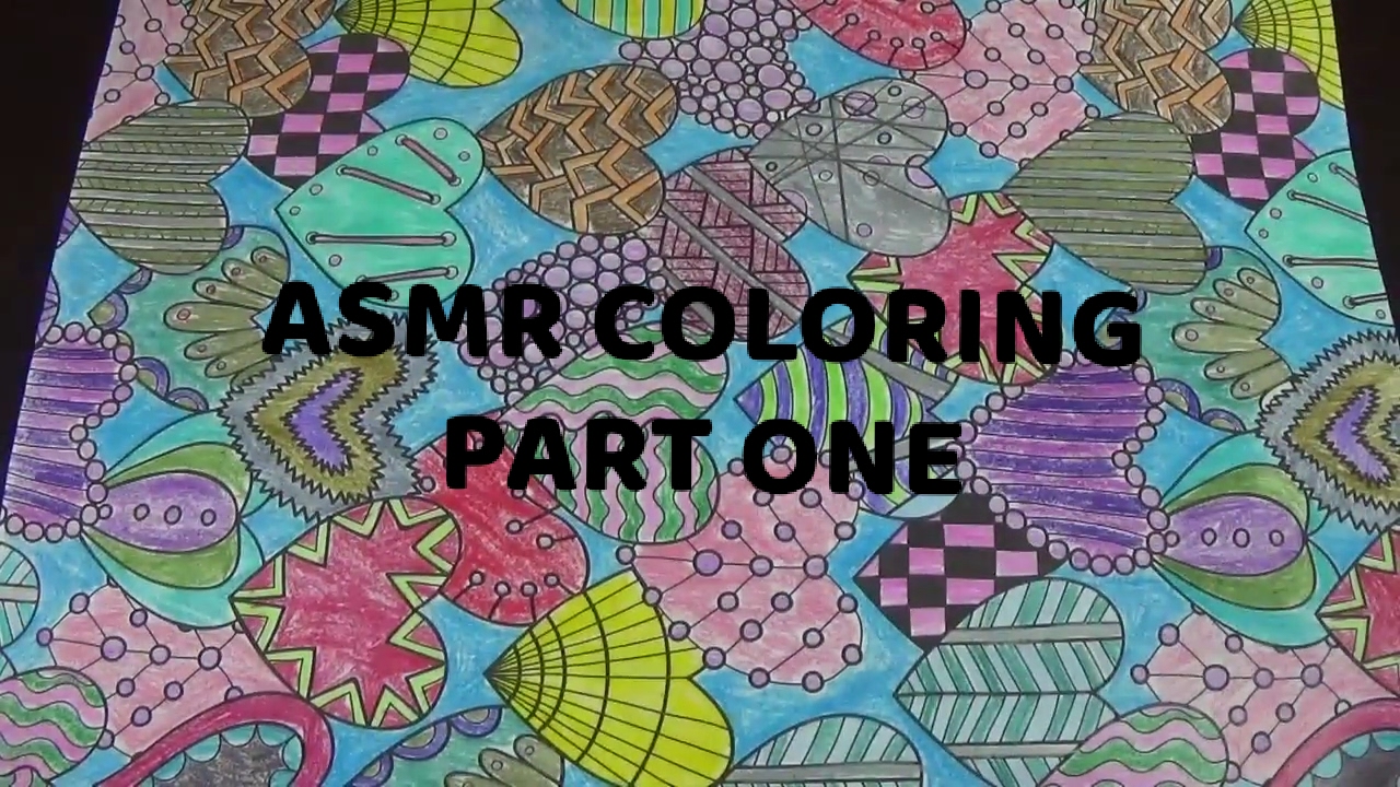 Asmr Coloring Part 1 No Talking Youtube