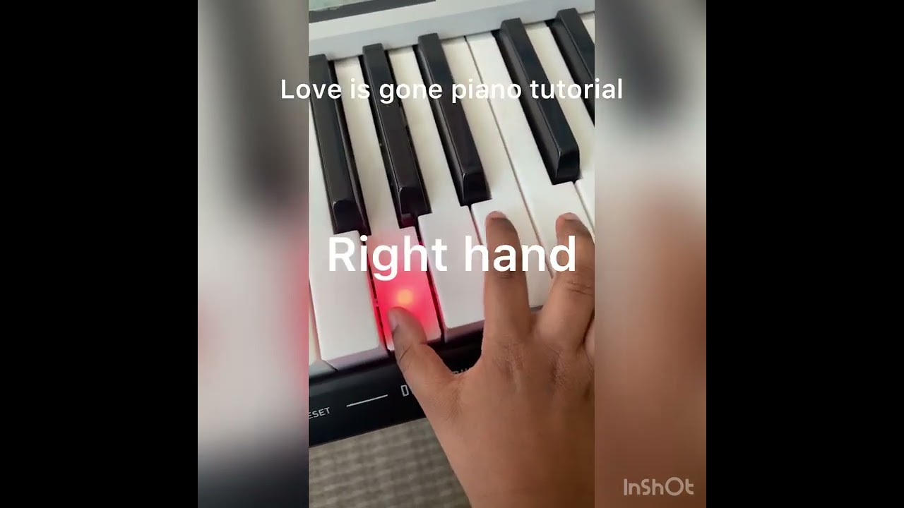 Love Is Gone Piano Tutorial Slander Ft Dylan Matthew Youtube