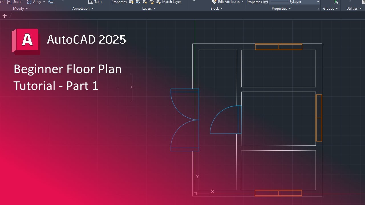 Autocad Floor Plan Basic Steps House Project Part 3 Draftsight