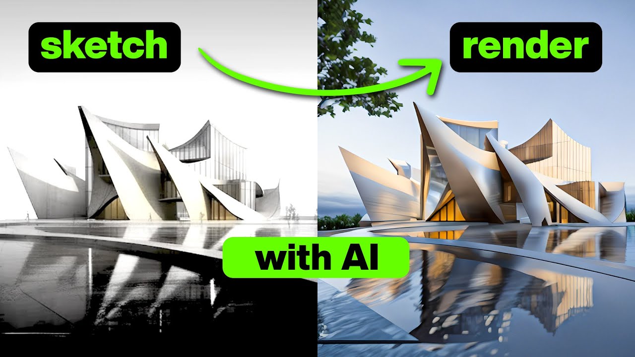 Create Realistic Renders From A Sketch Using A I Youtube