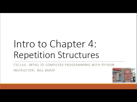 Python 4a Repetition Structures Youtube