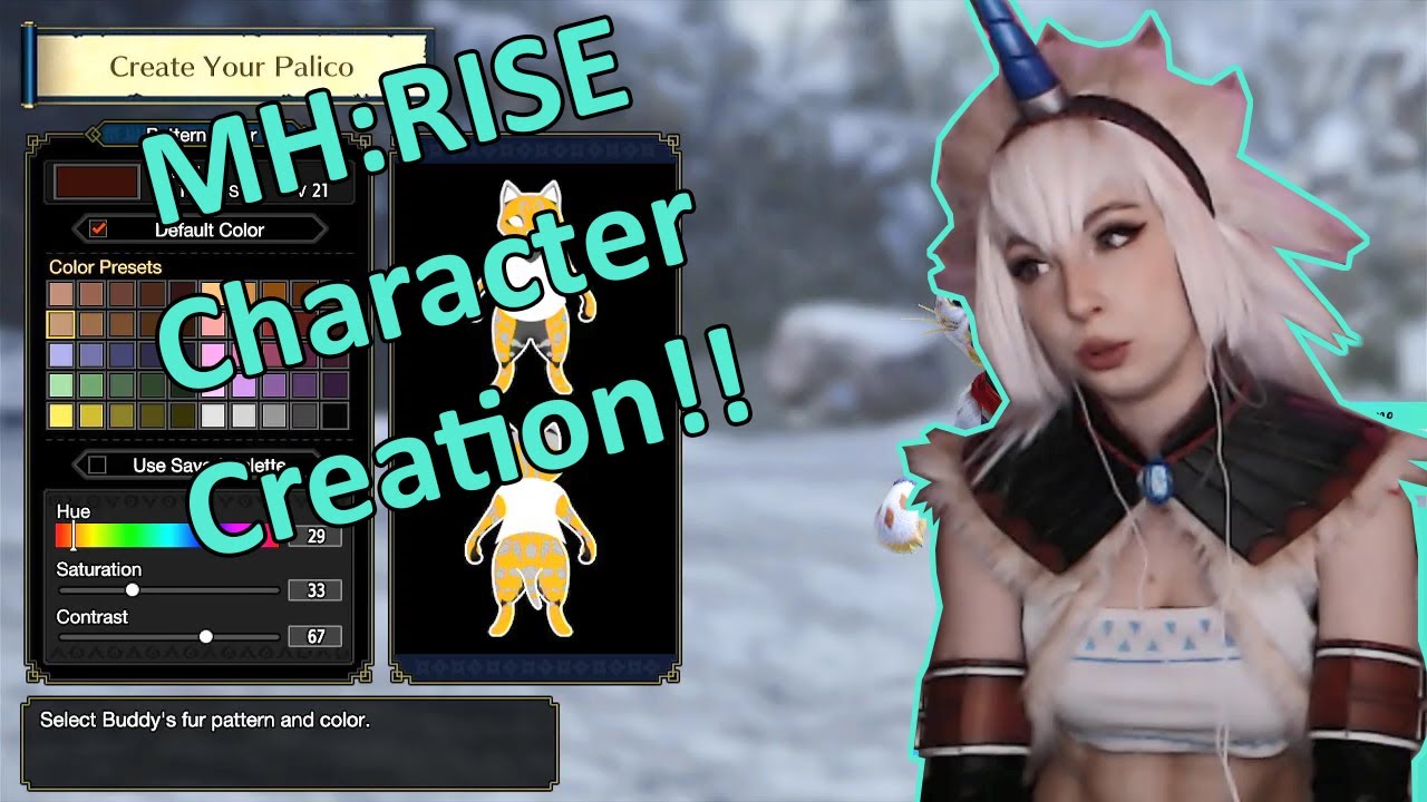 Mh Rise Character Creation Template