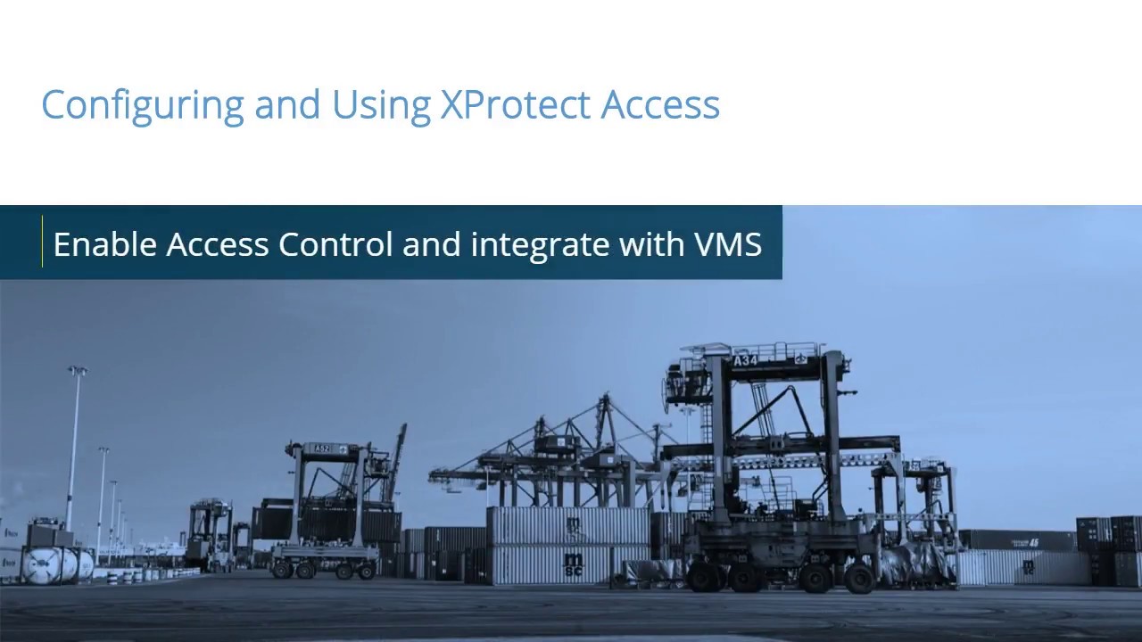 Xprotect Access Enable Access Control Youtube