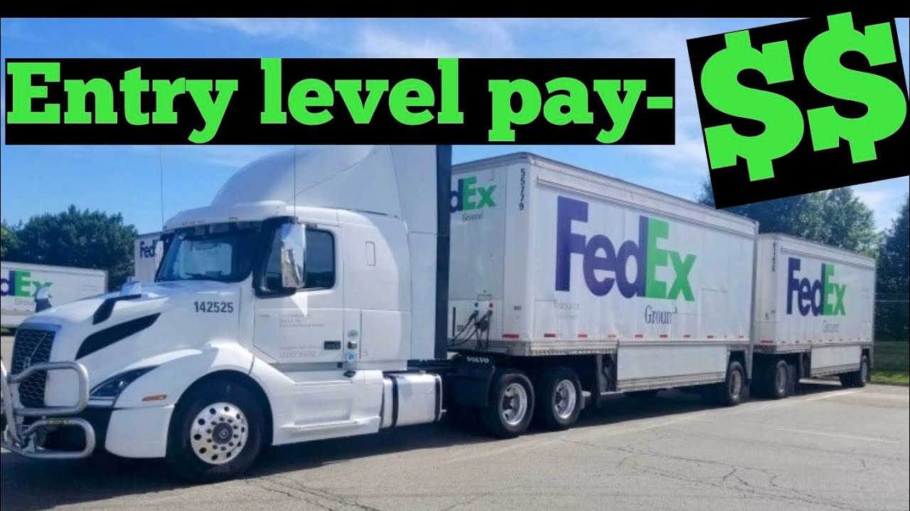Entry Level Pay Fedex Ground Cdl Youtube