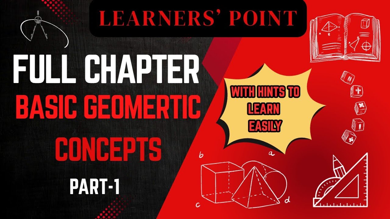 Maths Basic Geometry Concepts Part 1 Youtube