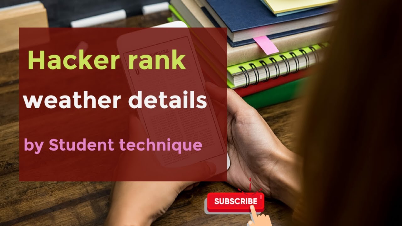 Hackerrank Hacker Rank Weather Detail Solution Hacker Rank Angular