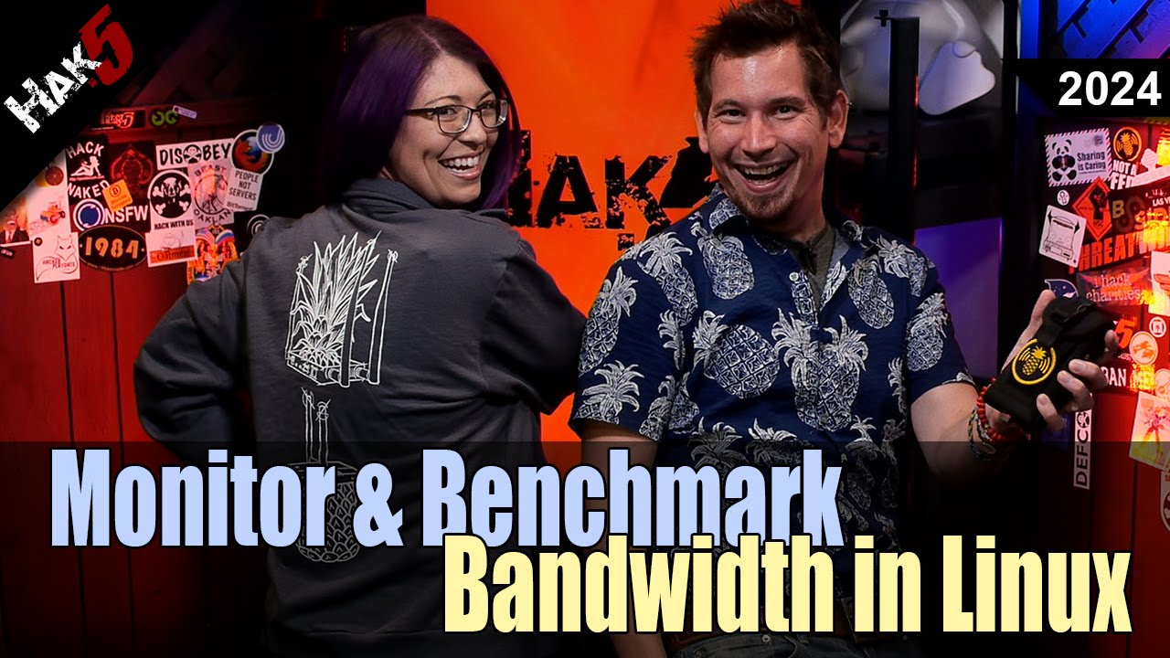 Monitor And Benchmark Bandwidth In Linux Hak5 2024 Julio Della Flora