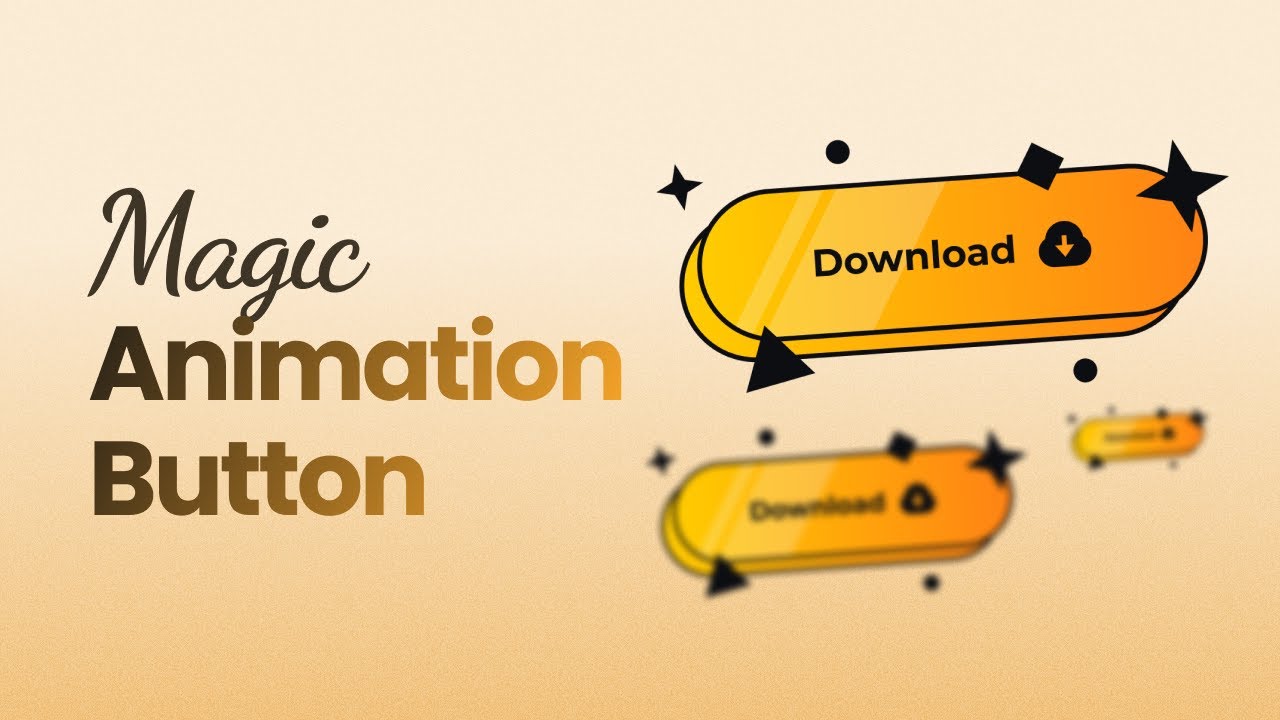 Css Button Hover Effects Animation Magic Button Html Css Youtube