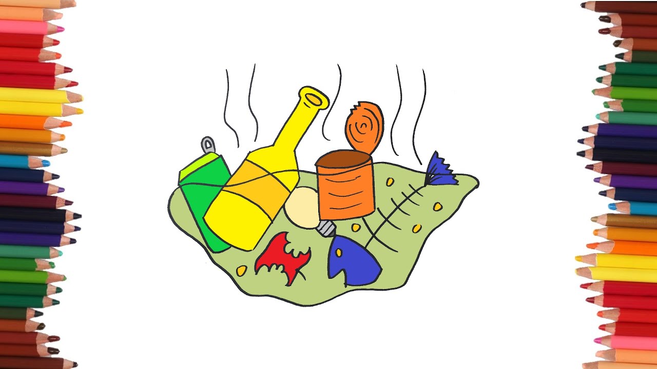 Como Dibujar Basura Dibujos Faciles Youtube