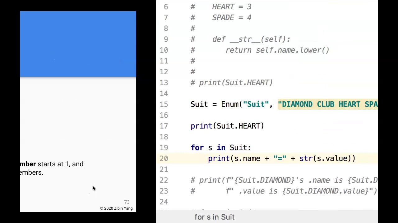 Cs3b Week 1 More Python Enum Youtube