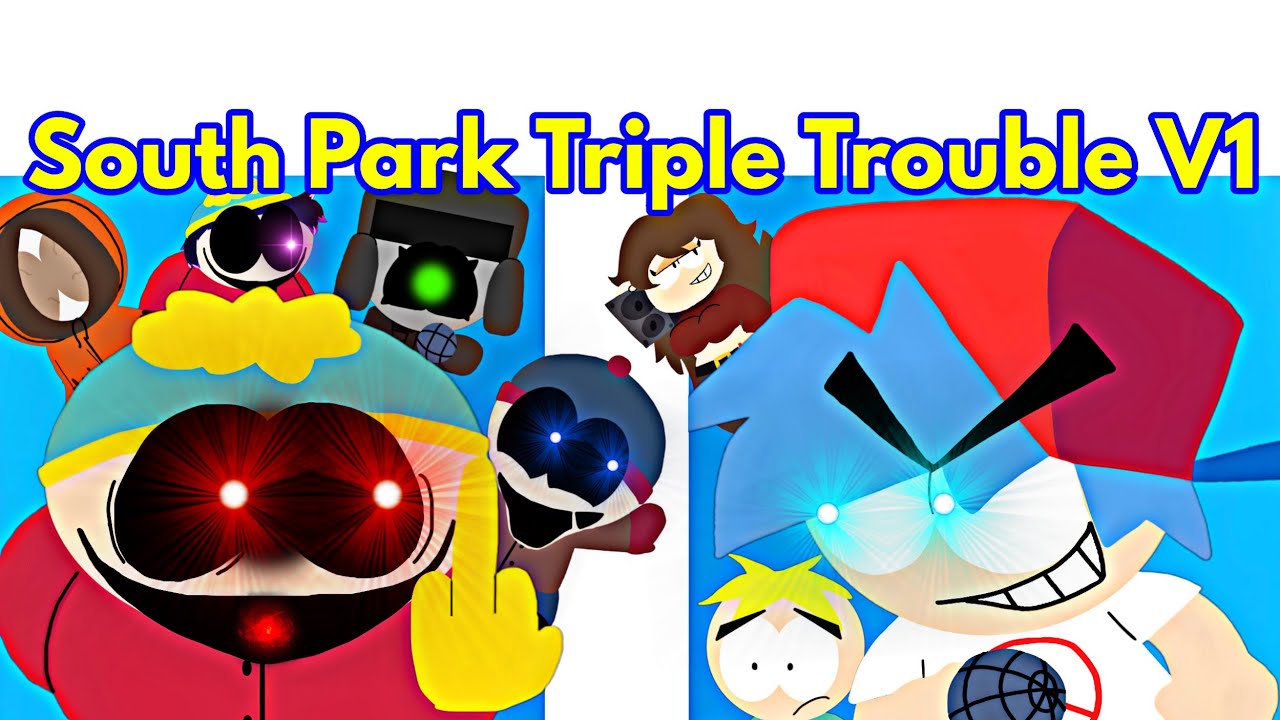 Friday Night Funkin Vs South Park Exe Triple Trouble V1 Sonic Exe