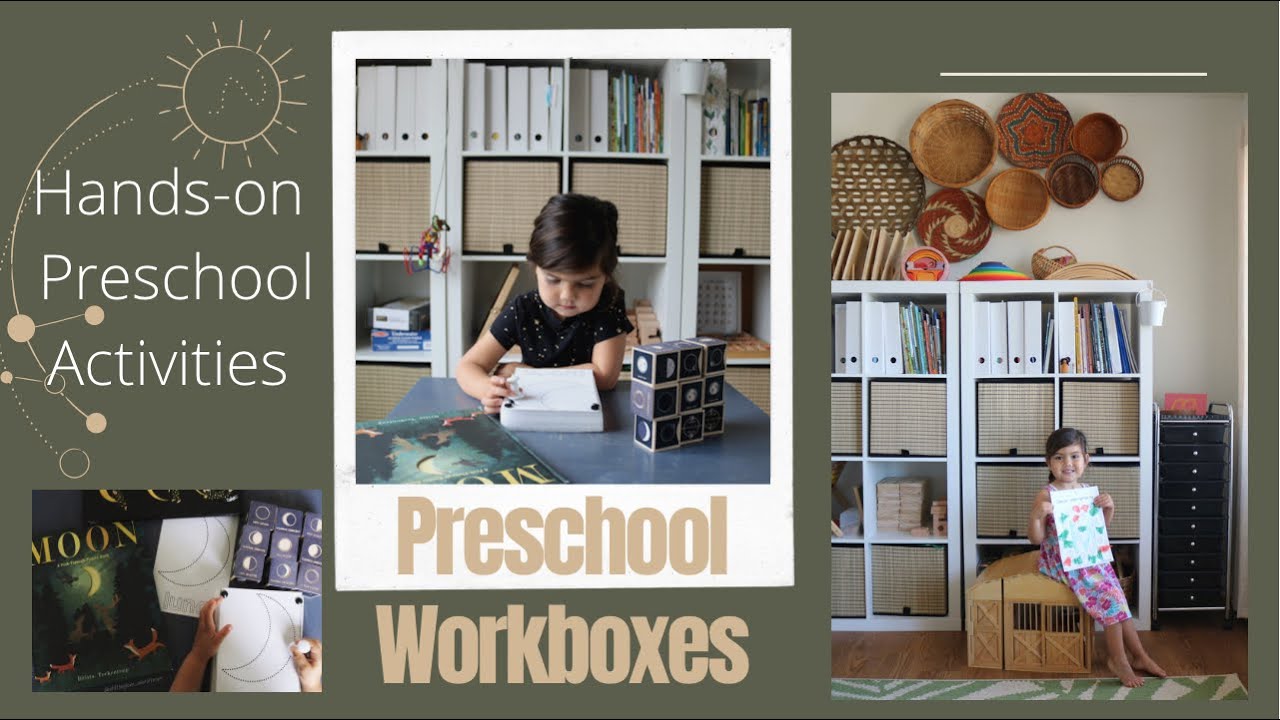 Homeschool Preschool Workboxes I Hands On Activities Youtube