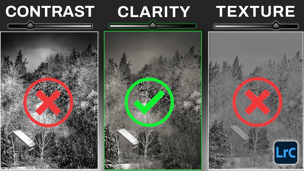 Contrast Vs Clarity Vs Texture In Lightroom Which Is Better Youtube