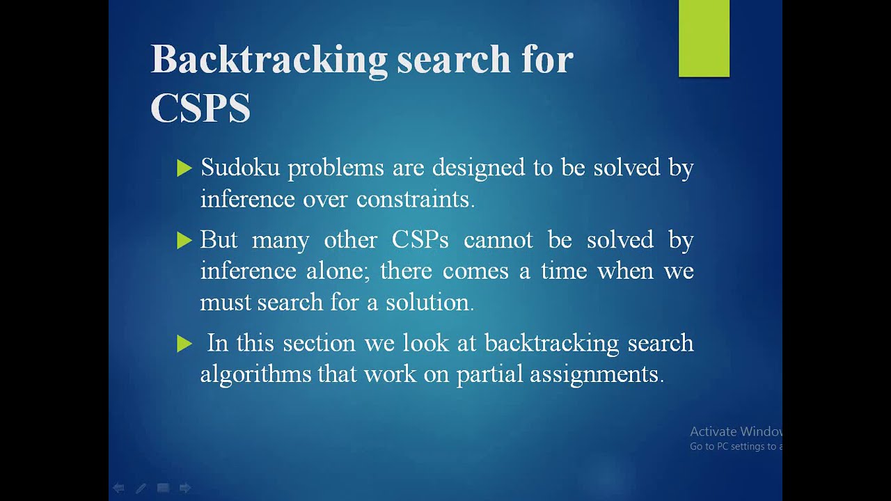 Backtracking Search For Csps Ai 29 Youtube