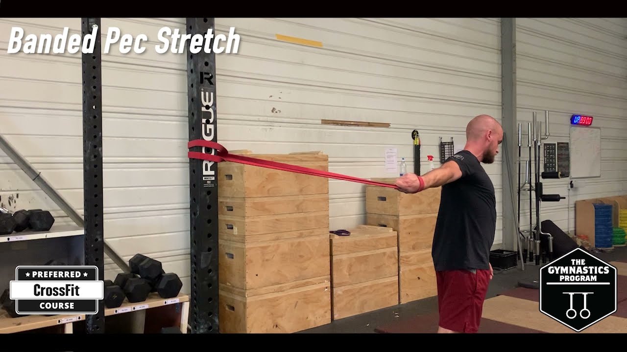 Banded Pec Stretch Gymnastics Programming Youtube