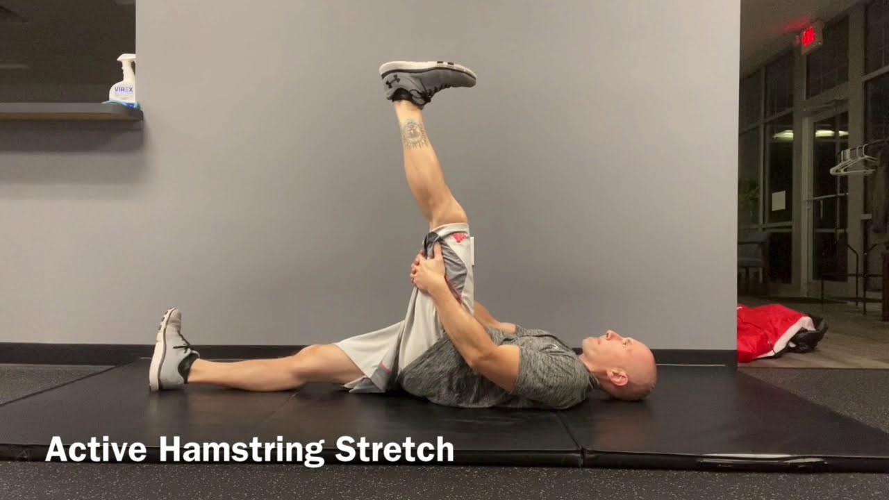 Active Hamstring Stretch Youtube