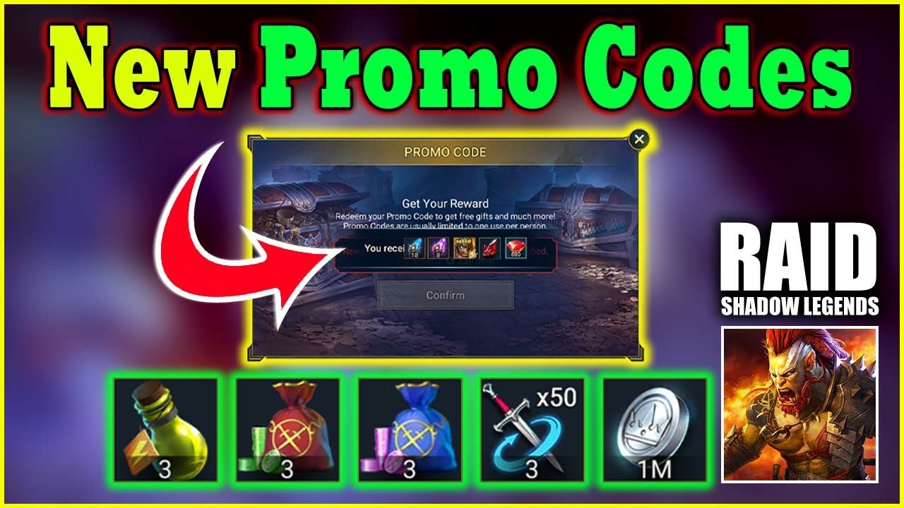 Raid Shadow Legends Promo Code 2026 New Raid Shadow Legends Redeem Code