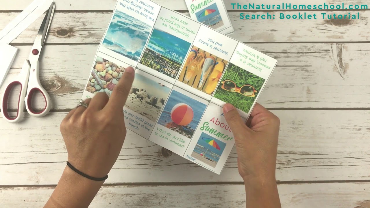 Printable Booklet Tutorial Youtube