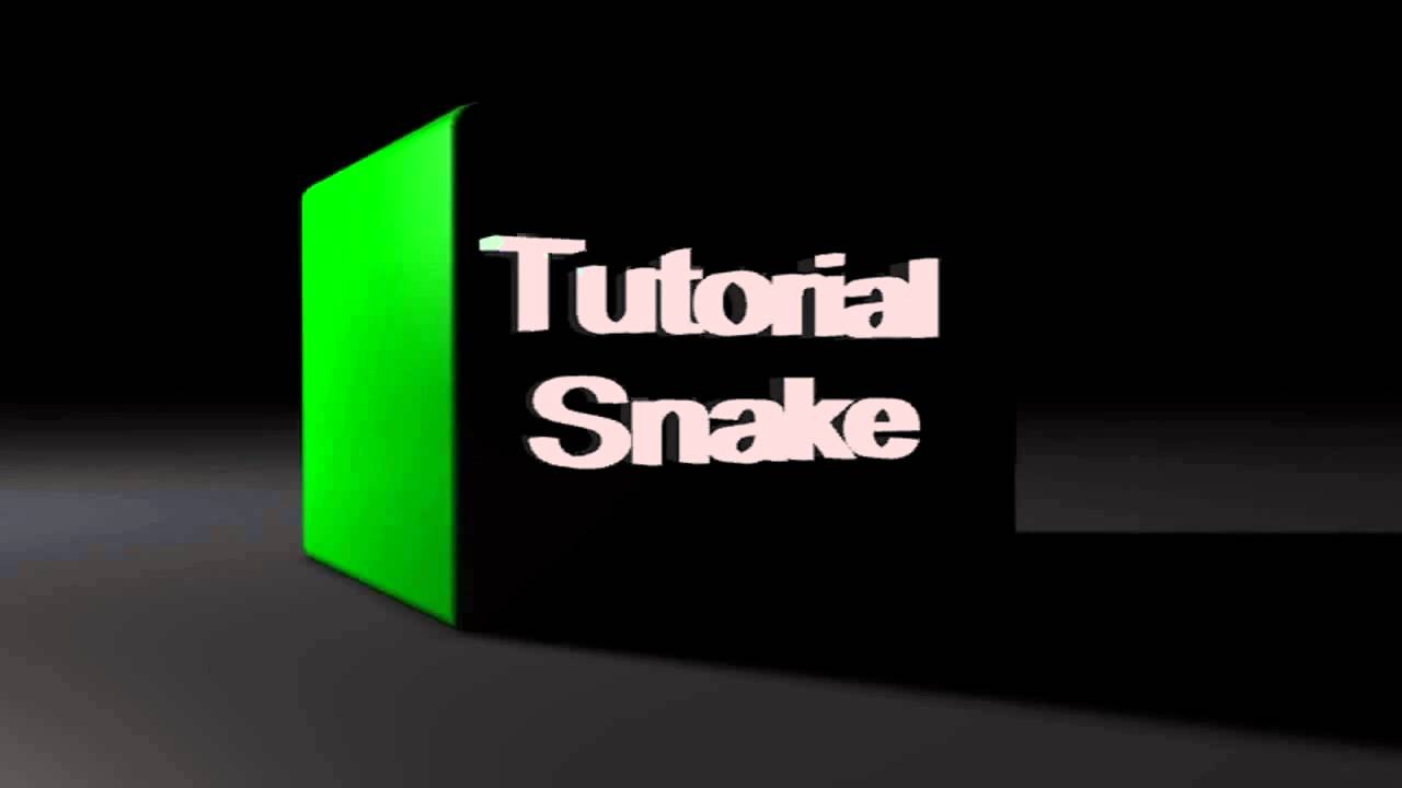 Tutorial Snake Intro Youtube
