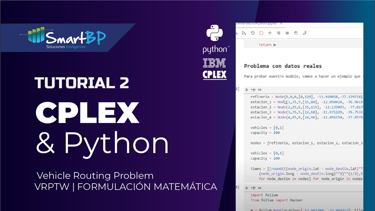 Cplex Python Tutorial 2 Vehicle Routing Problem Vrptw