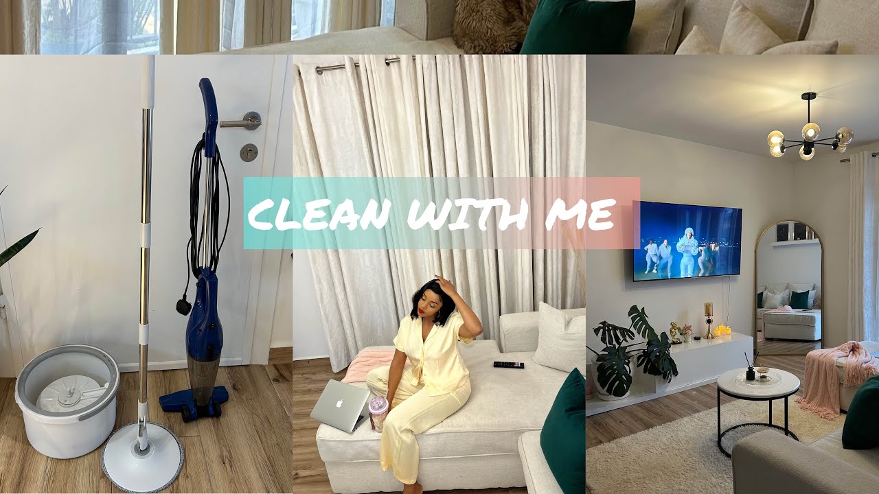 Clean рџ ј With Me Vlog New Vacuum Cleaner And Mop Youtube