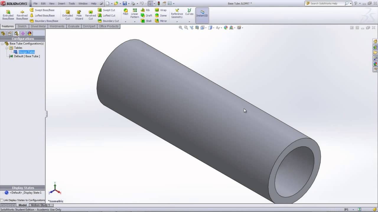 Linking Data From Microsoft Excel To A Solidworks Model Youtube