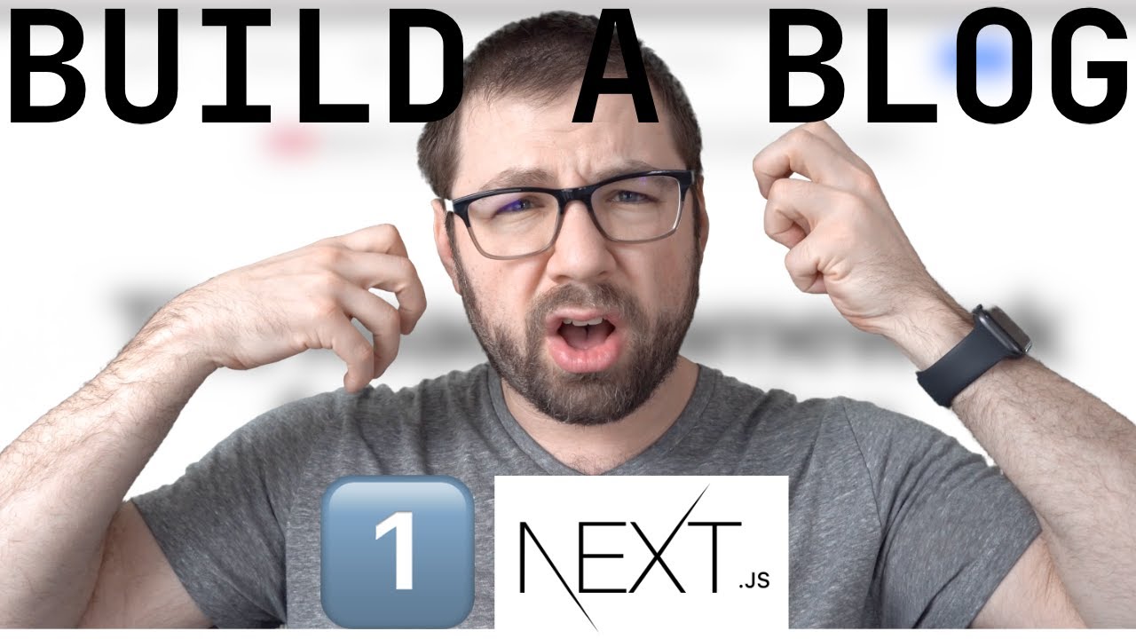 How To Build A Blog With Next Js And Tailwind Part 1 Next Js Youtube