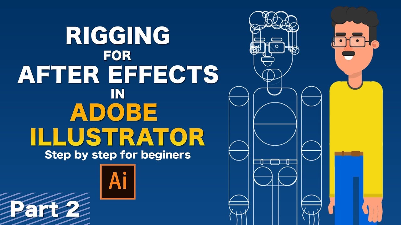 Character Rigging For After Effects In Adobe Illustrator Walk Cycle