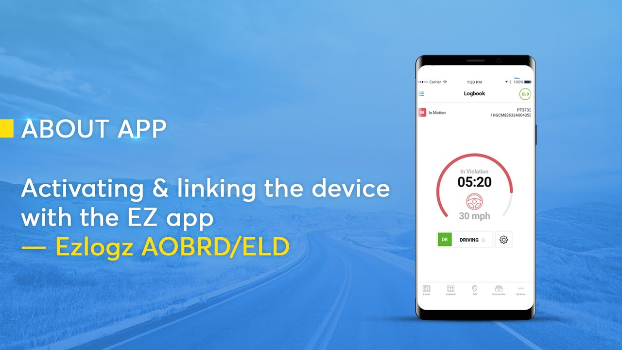 Activating The Ezlogz Aobrd Eld Linking The Device With The Ez App