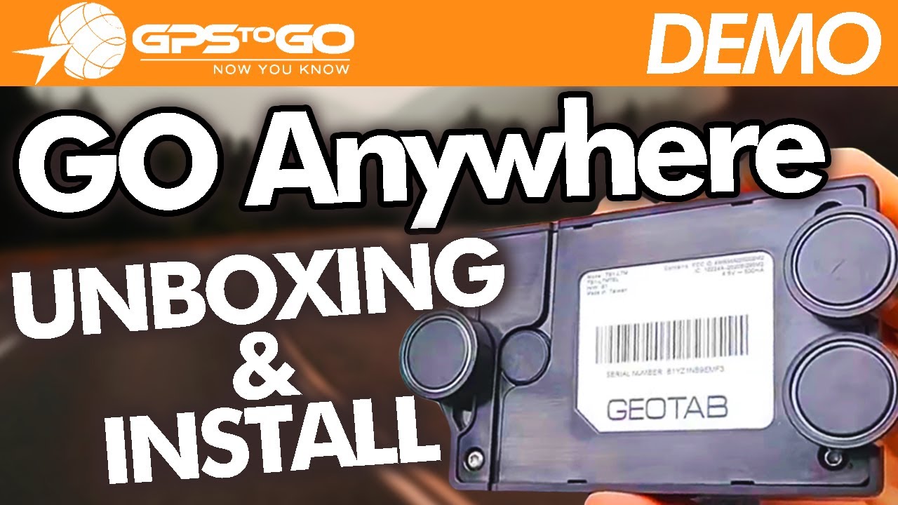 Geotab Go Anywhere Unboxing Map Demo Youtube