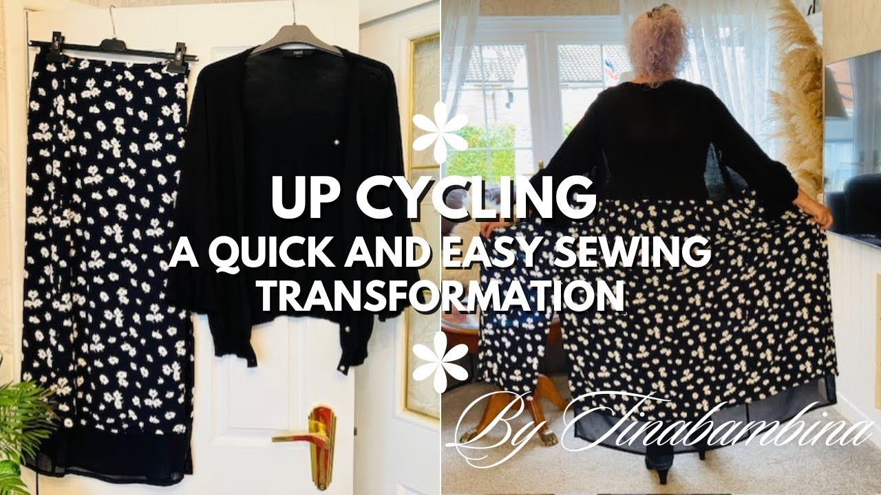 Up Cycling A Quick Sewing Transformation Youtube